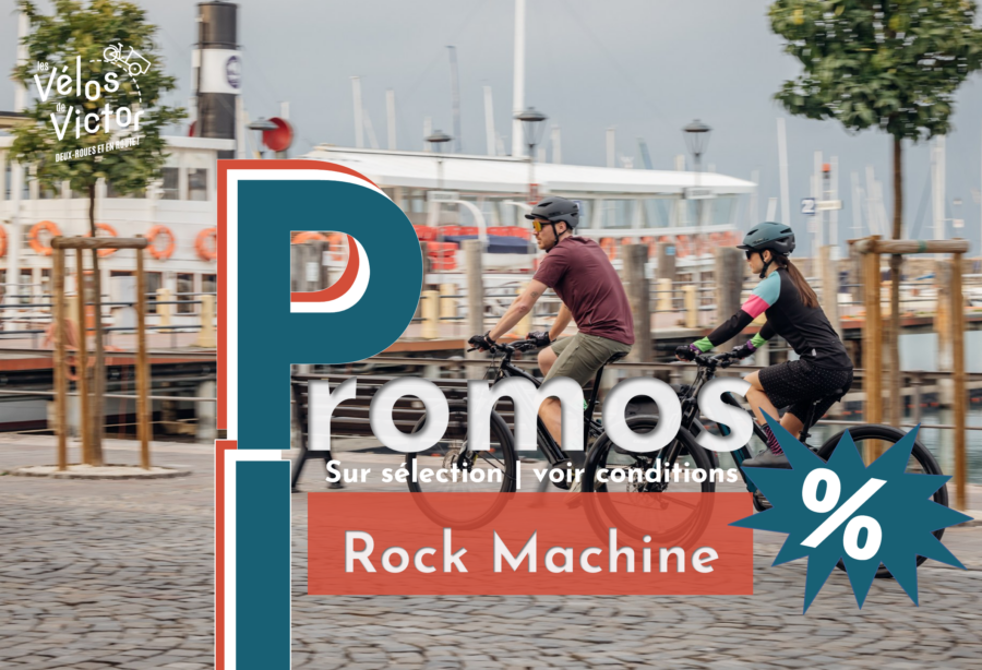 Promos : VTC, VTT et gravel Rock Machine - Les Vélos de Victor